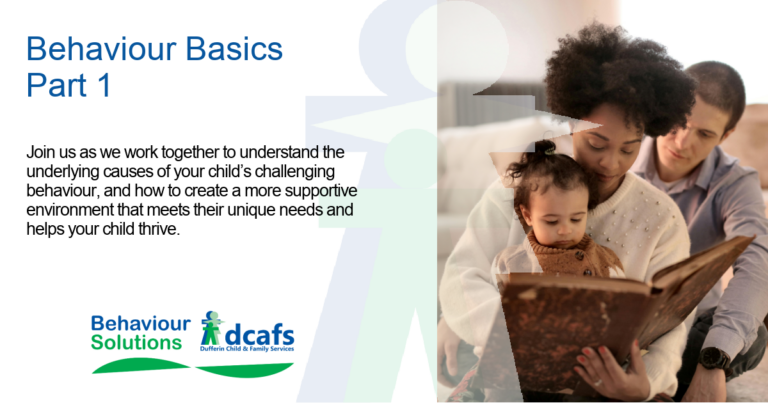Behaviour Basics - Part 1 - Dufferin Child & Family Services